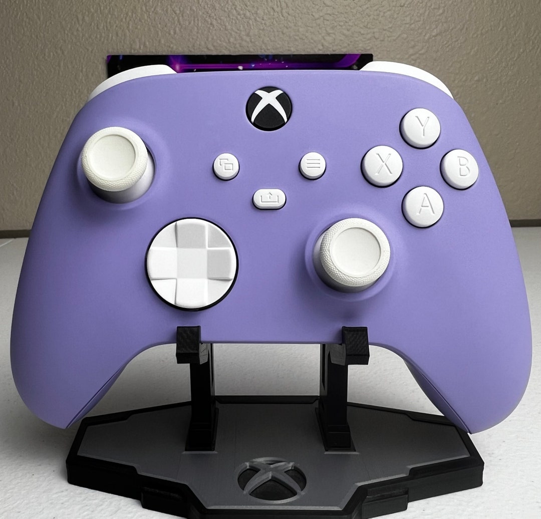 Soft Touch Violet - White Accents - Custom Wireless Controller for Xbox ...
