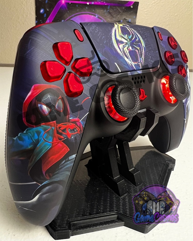 Comic Spider Super Hero Team - RGB LED - Custom Wireless Controller for ...