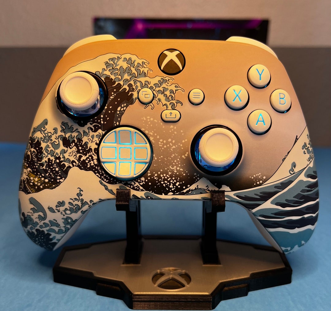 Kanagawa Theme RGB LED Triggerstops Premium Custom Light up Controller ...