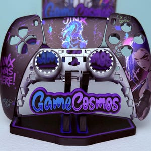 Jinx Arcane Lol - RGB LED - Custom Wireless Controller for PS5 or PC - Etsy