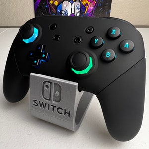 Soft Touch Black - RGB LED - Gated Sticks - Custom Pro Controller for ...