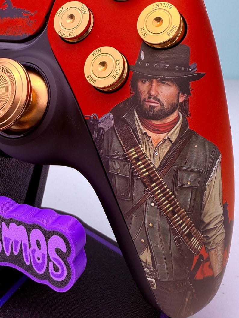Western Shooter - Real Metal - Custom Wireless Controller for PS5 or PC ...