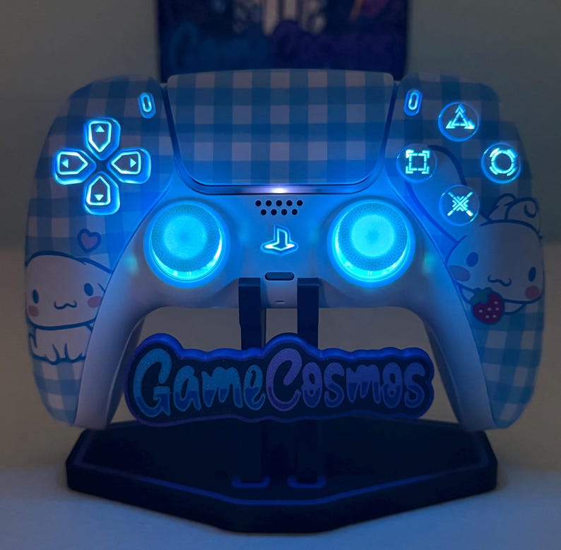 Cute Cartoon Puppy - RGB LED - Custom Wireless Controller for PS5 or PC ...