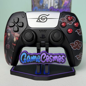 Anime Manga - Red Clouds - RGB LED - Custom Wireless Controller for PS5 ...