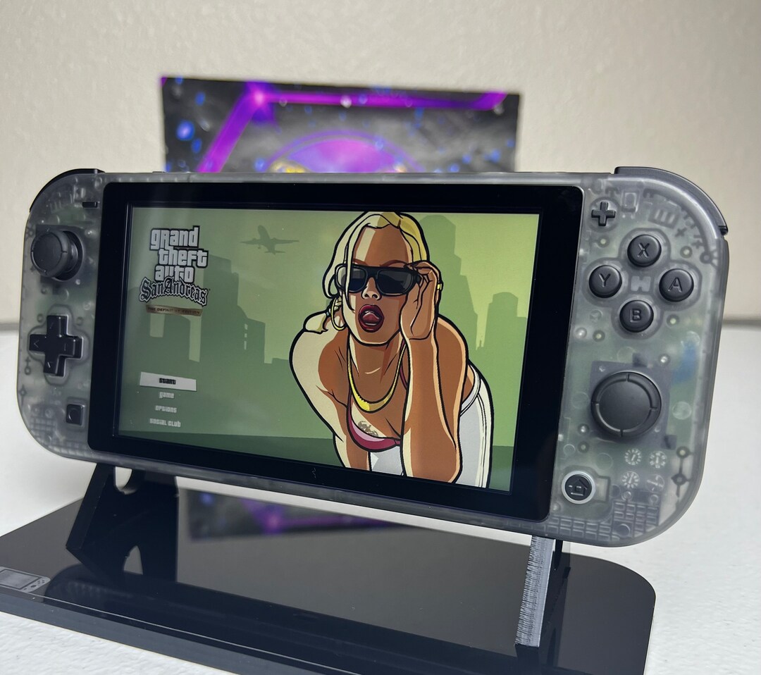 Clear Black Shell Black Accents Custom Switch Lite - Etsy