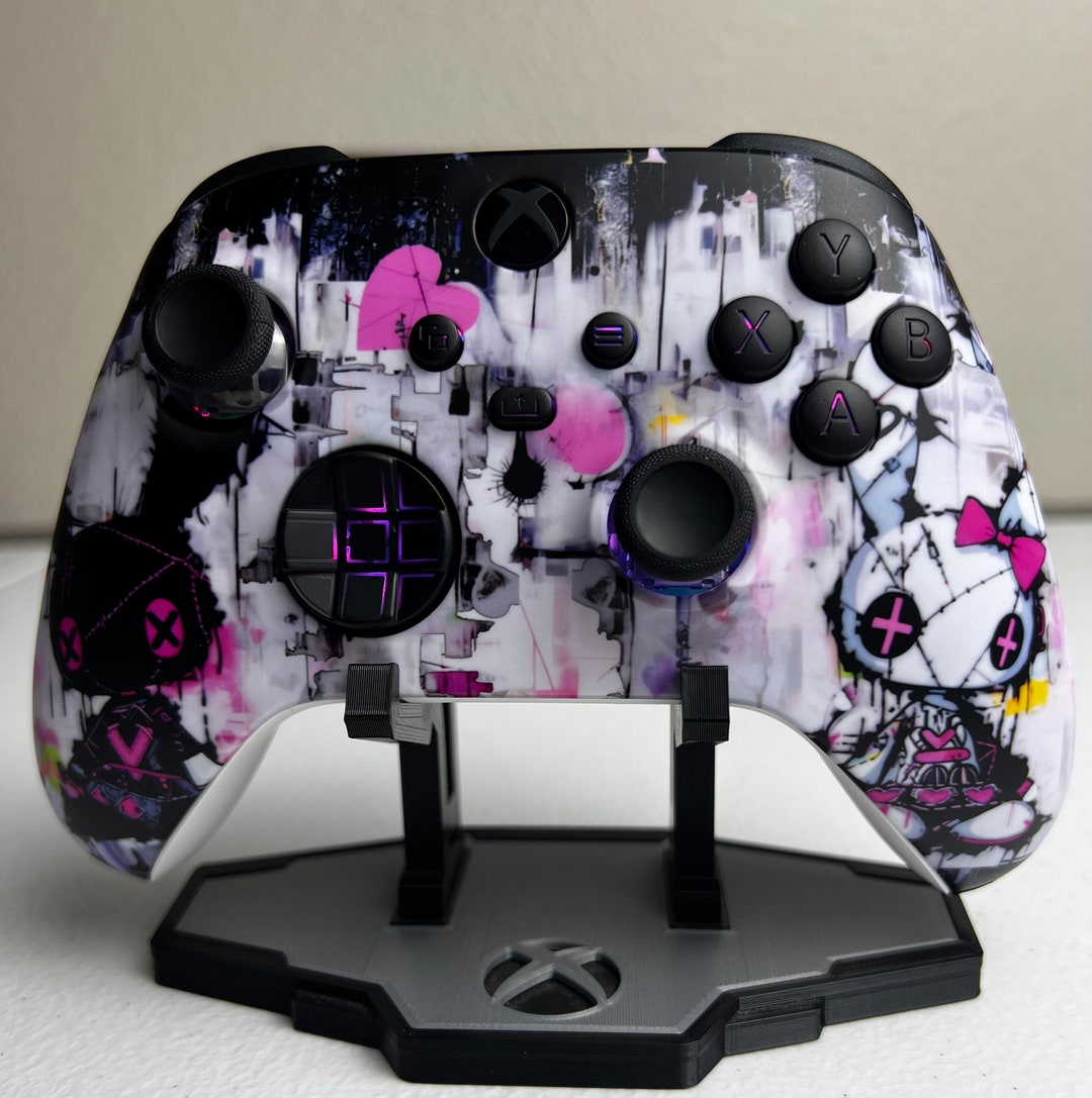 Cute Gothic Theme - RGB LED - Custom Wireless Controller for Xbox or PC ...
