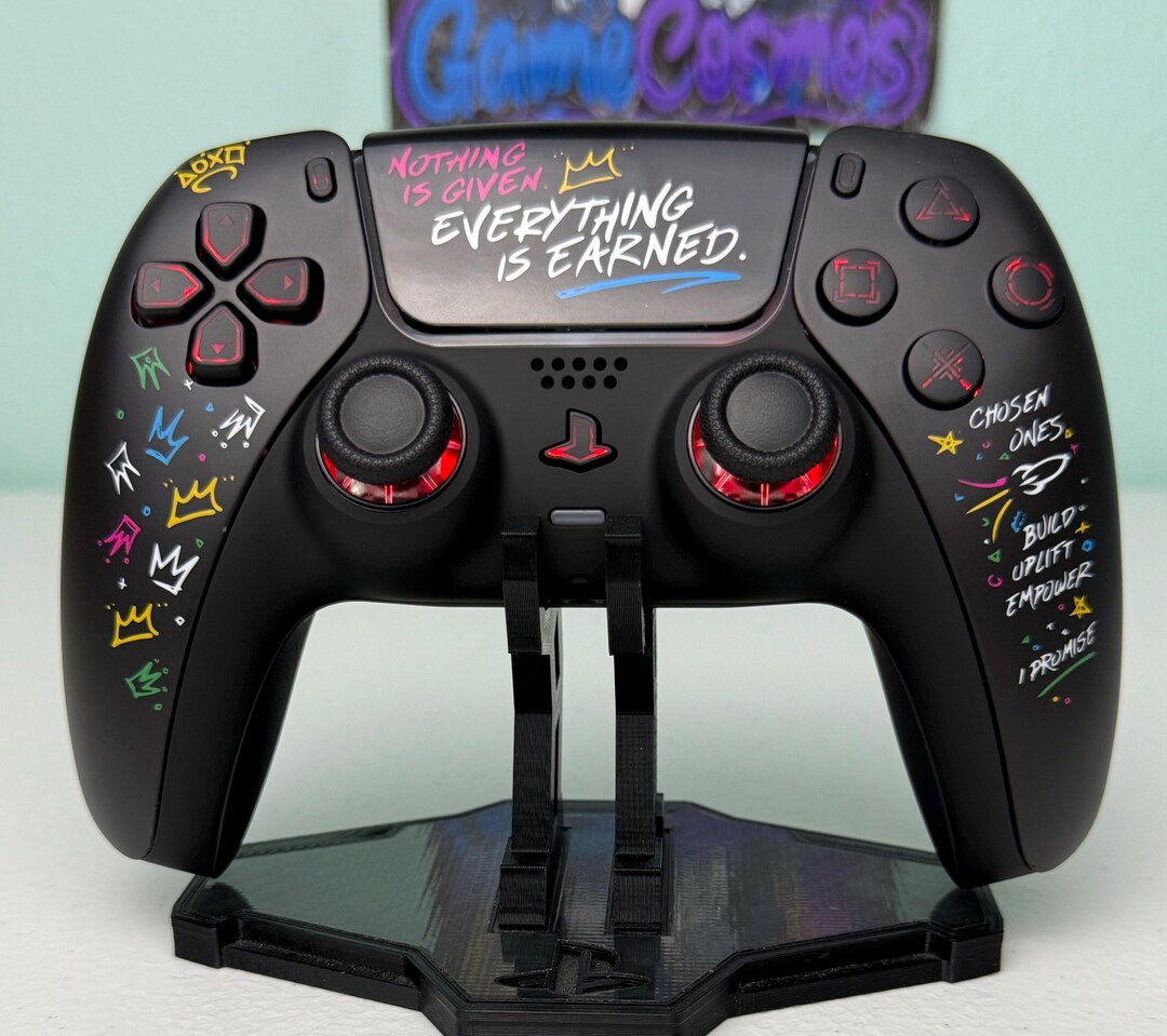 Lebron James - RGB LED - Soft Touch Black - Custom Wireless Controller ...