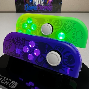 Splat00n 3 Inspired - RGB LED - Custom Joycons for the Nintend Switch ...