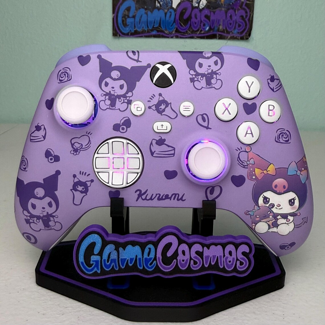 Kawaii Violet Theme - Cute Cartoon - RGB LED - Custom Wireless ...