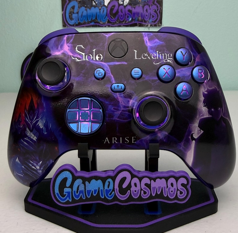 Anime Manga Leveling - RGB LED - Custom Wireless Controller for Xbox or ...