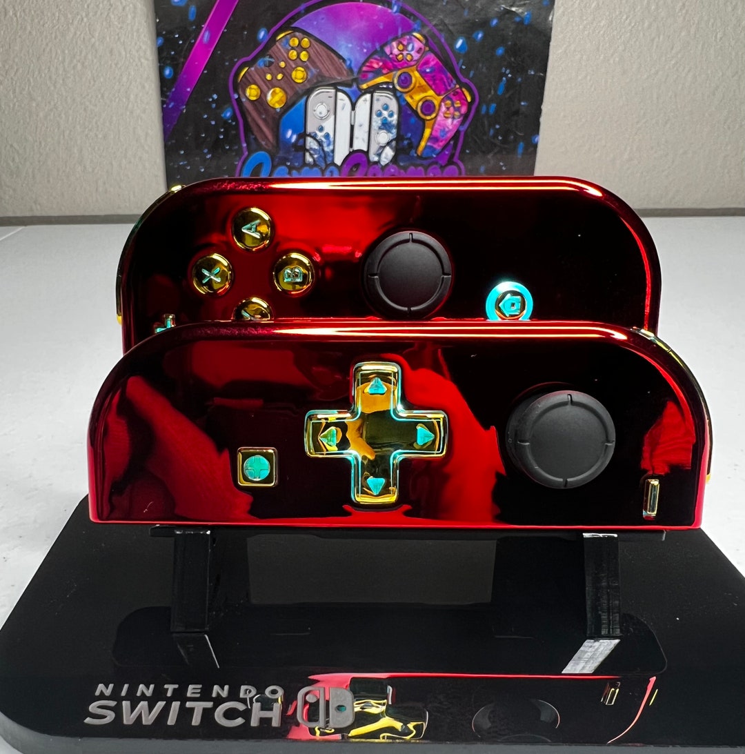 Ironman Inspired Chrome Red and Gold RGB LED Premium Custom Nintendo ...