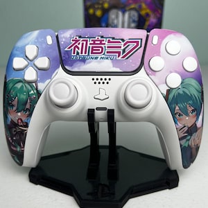 Anime Girl Theme - RGB LED - Custom Wireless Controller for PS5 or PC ...