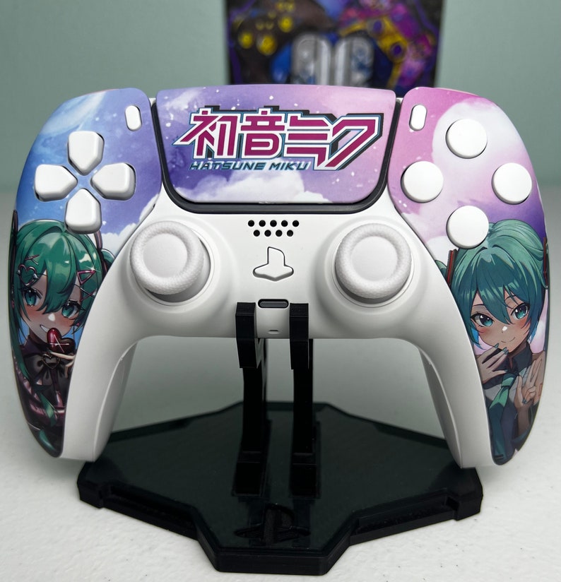 Anime Girl Theme - RGB LED - Custom Wireless Controller for PS5 or PC ...