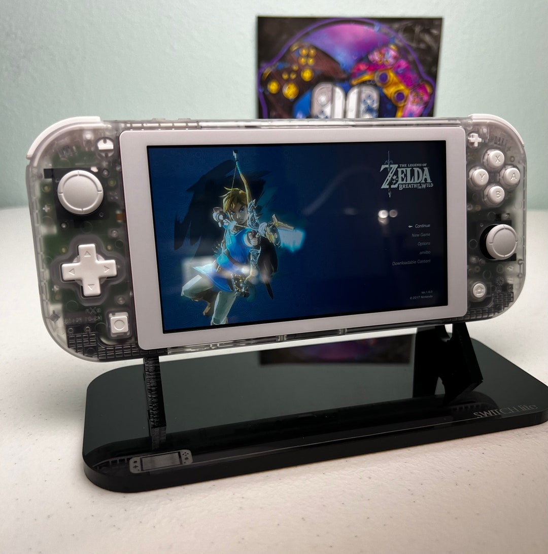 Transparent Clear - White Accents - Custom Switch Lite - Etsy