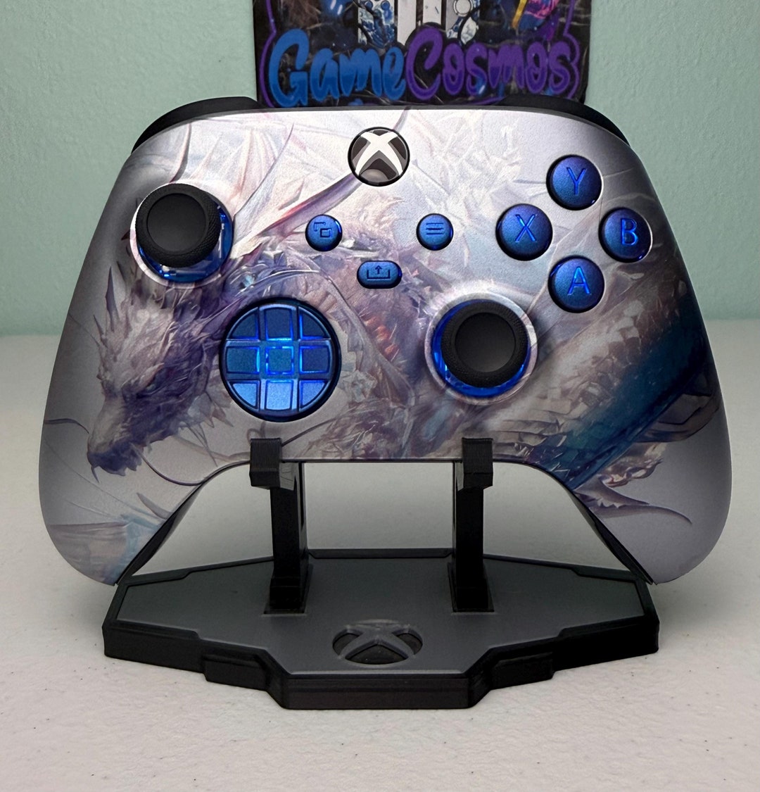 Ice Dragon - RGB LED - Chameleon Blue - Custom Wireless Controller for ...