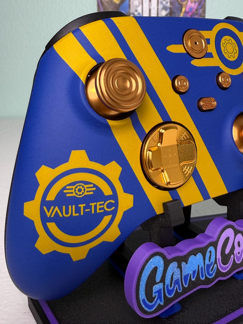Vault Fall0ut Tec - Real Metal - Custom Wireless Controller for Xbox or ...