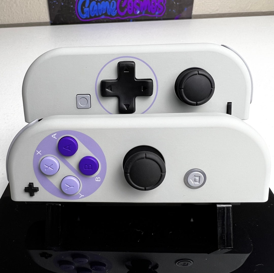 SNES Super Nintend Inspired - Soft Touch - Custom Joycons for the ...