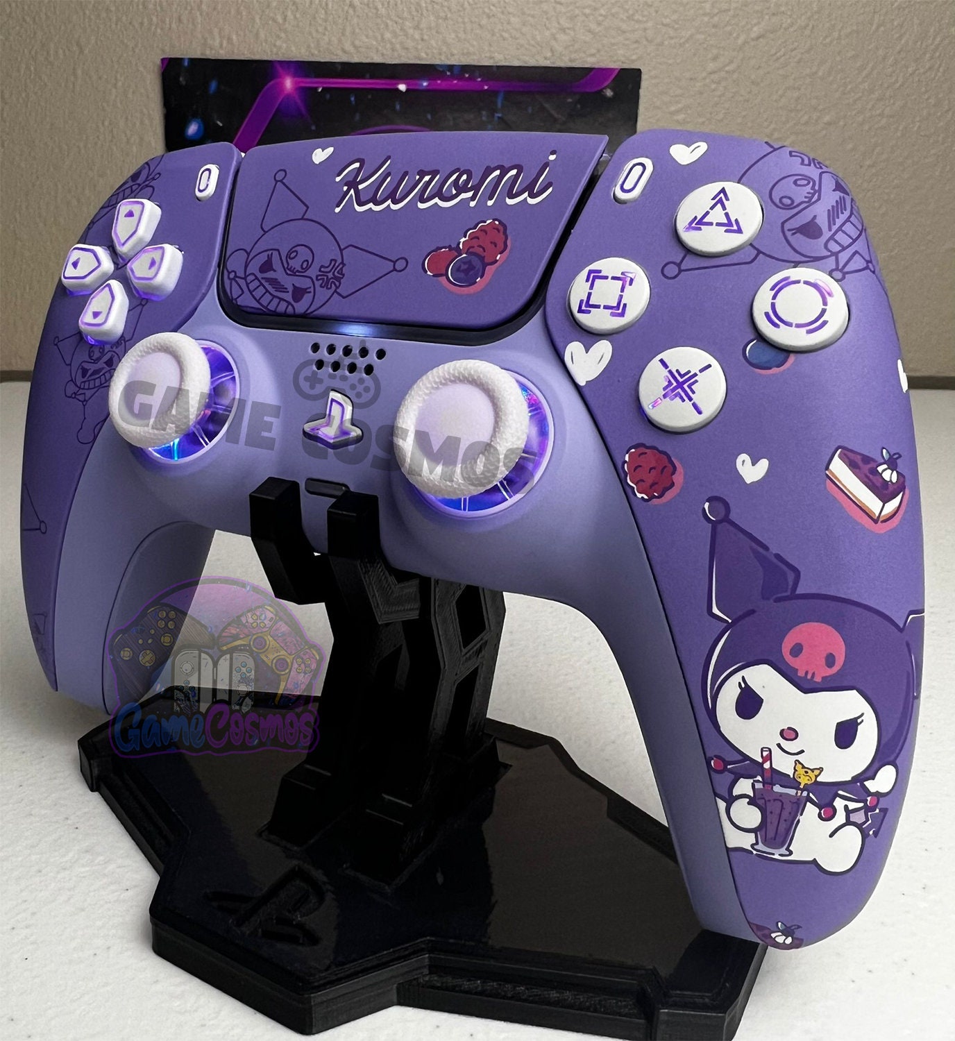 Cute Cartoon Theme - RGB LED - Violet and White - Custom Wireless ...