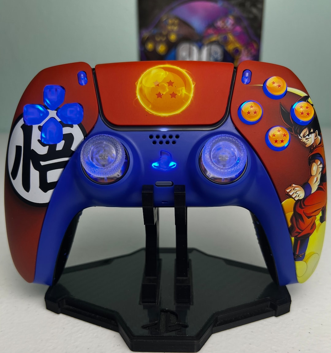 Anime Manga - RGB LED - Orange Balls - Custom Wireless Controller for ...