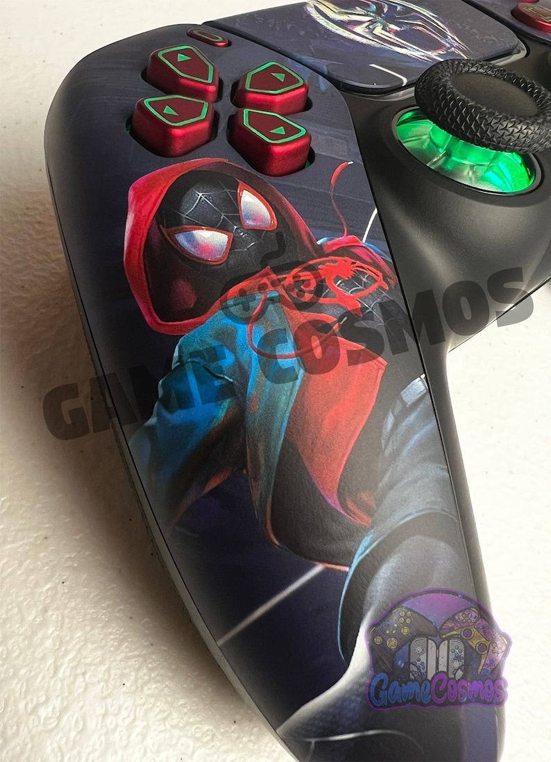 Comic Spider Super Hero Team - RGB LED - Custom Wireless Controller for ...