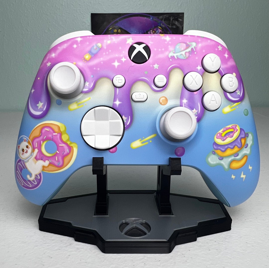 Cute Galaxy Donut Theme - Pastel Accents - Custom Wireless Controller ...
