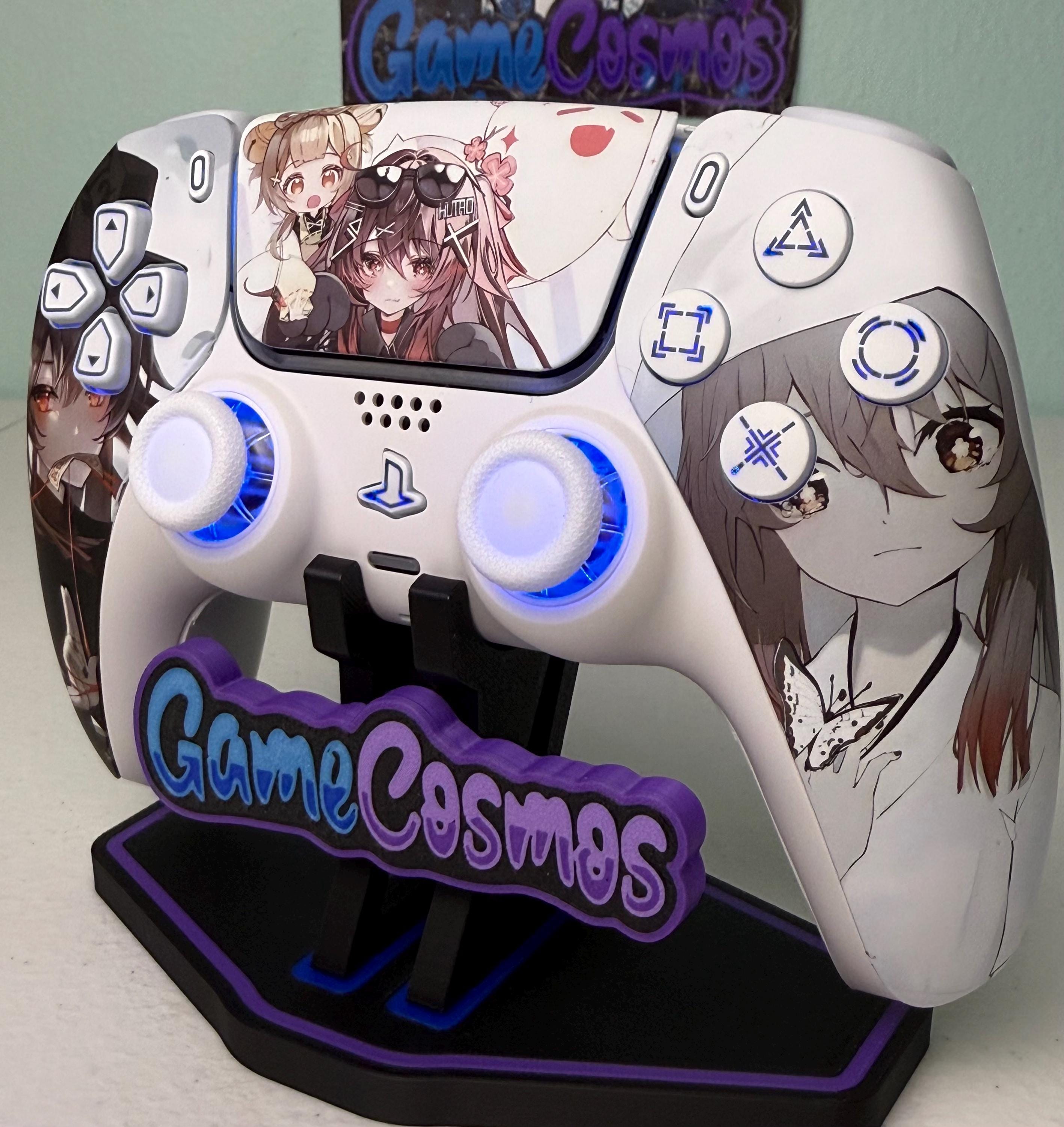 Anime Girl Gaming Theme - RGB LED - Custom Wireless Controller for PS5 ...