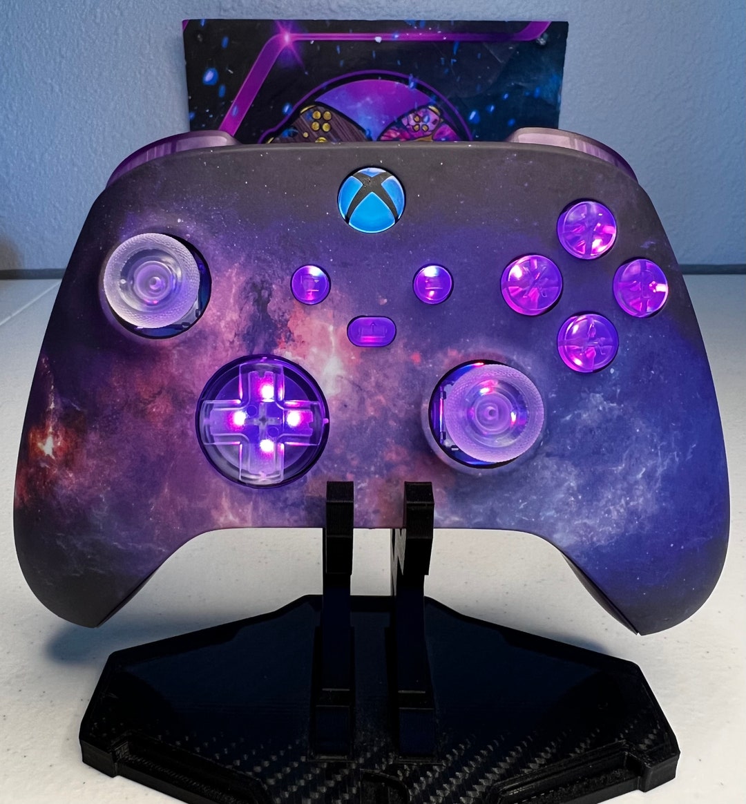 Galaxy Atomic Purple - RGB LED - Custom Wireless Controller for Xbox or ...