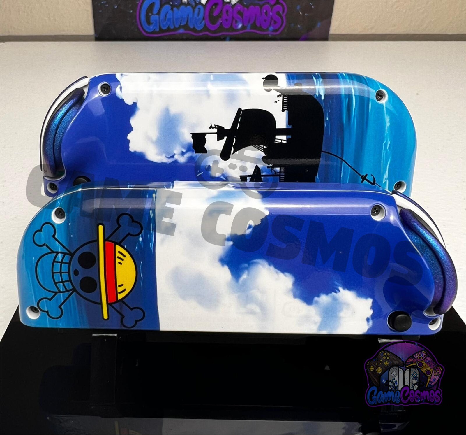 Anime Manga - Chameleon Blue - RGB LED - Custom Joycons for the Nintend ...