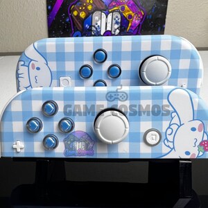 Cute Cartoon Theme - Baby Blue White Pastel - Custom Joycons for the ...
