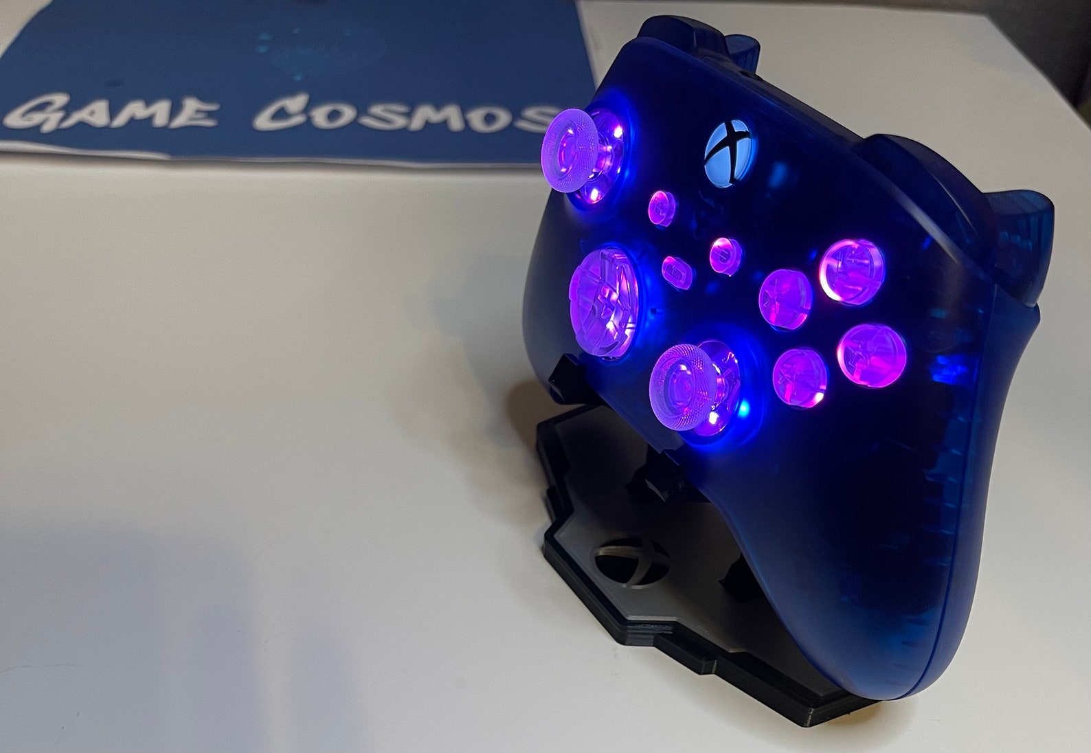 Translucent Blue LED XBox Series X Wireless | Etsy