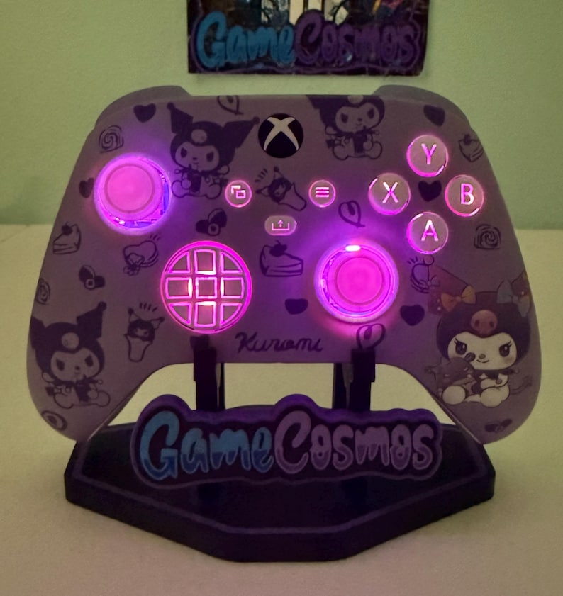 Kawaii Violet Theme - Cute Cartoon - RGB LED - Custom Wireless ...