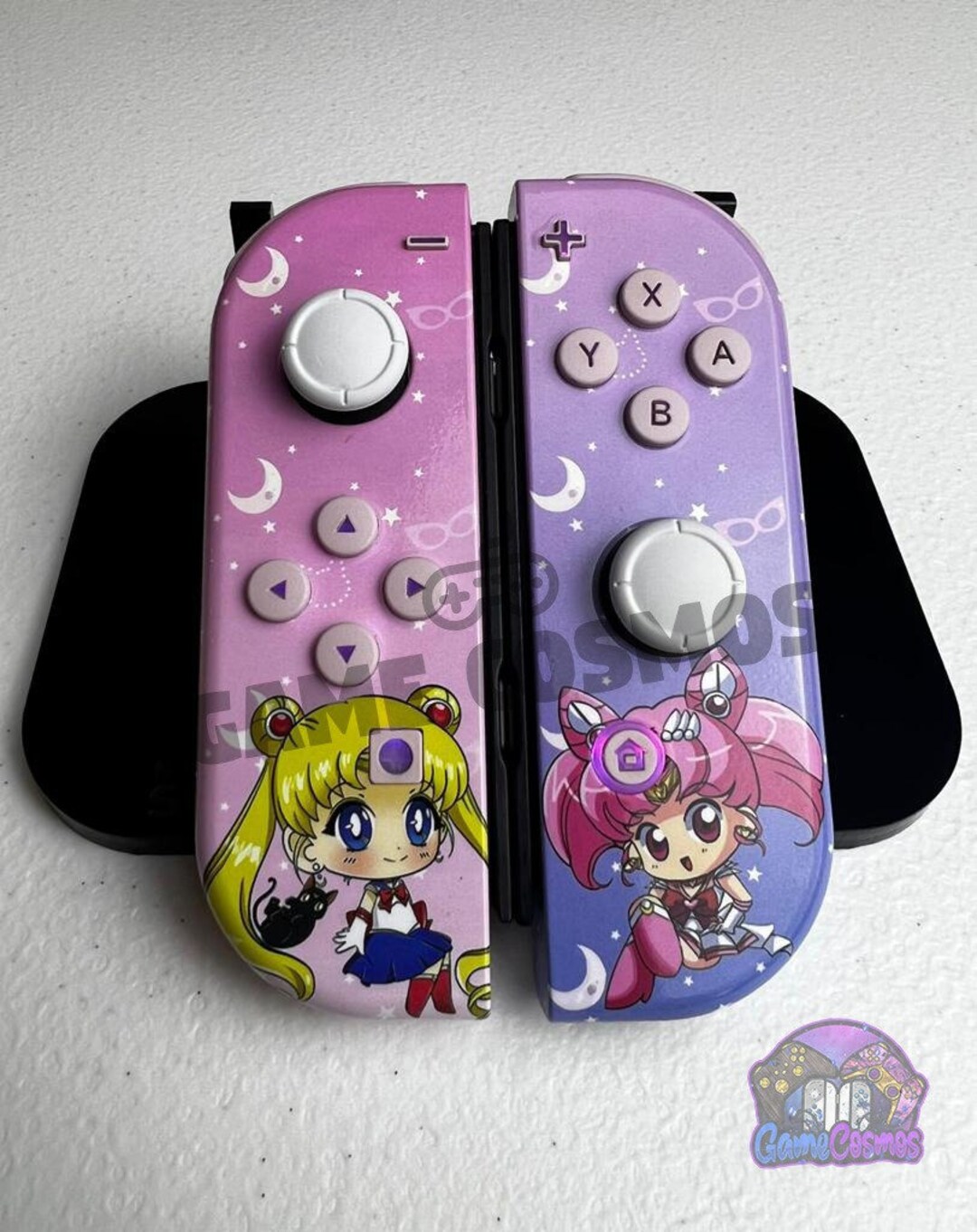 Kawaii Chibi - Cute Anime - RGB LED - Custom Joycons for the Nintend ...