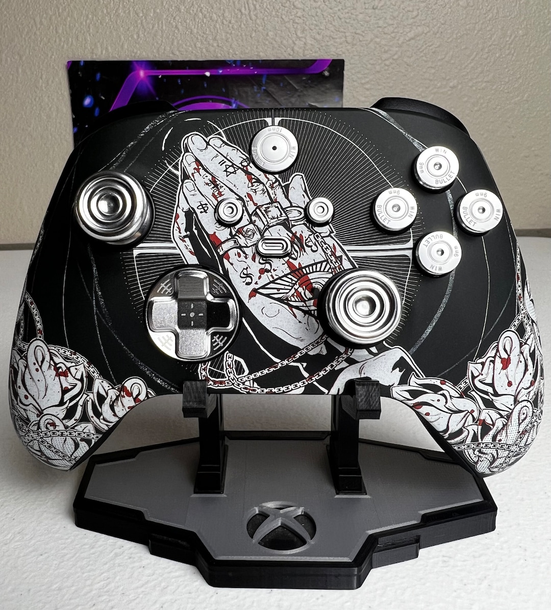 Gangster Kingpin - Real Metal - Custom Wireless Controller for Xbox or ...