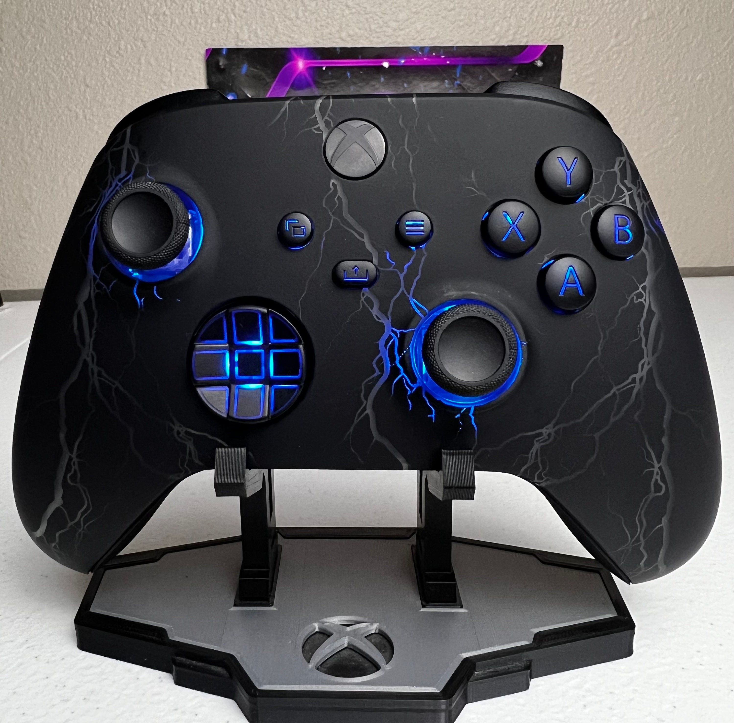 Lightning Theme - RGB LED - Custom Wireless Controller for Xbox or PC ...