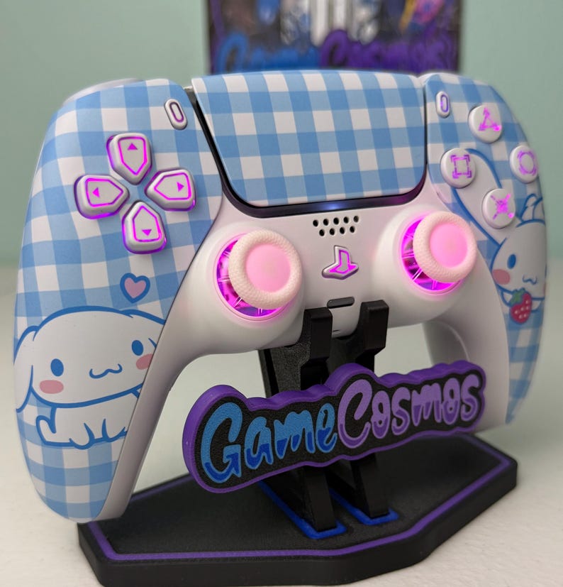 Cute Cartoon Puppy - RGB LED - Custom Wireless Controller for PS5 or PC ...