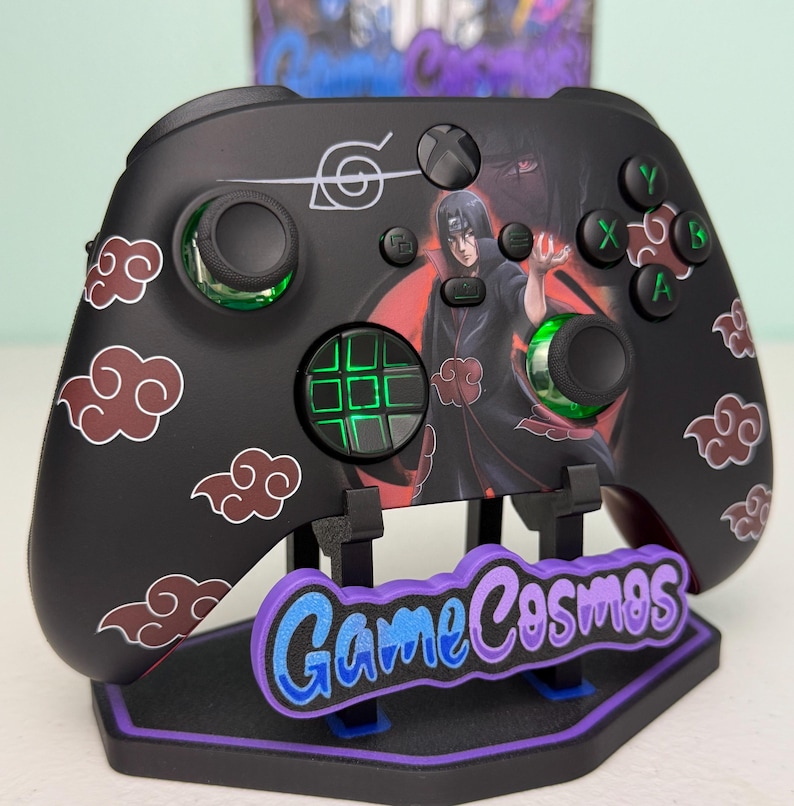 Anime Manga - Red Clouds - RGB LED - Custom Wireless Controller for ...