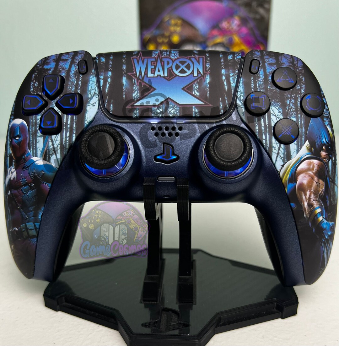 Comic Book Mutant Team - RGB LED - Custom Wireless Controller for PS5 ...