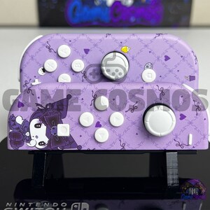 Cute Cartoon Theme - Soft Violet - Custom Joycons for the Nintend ...