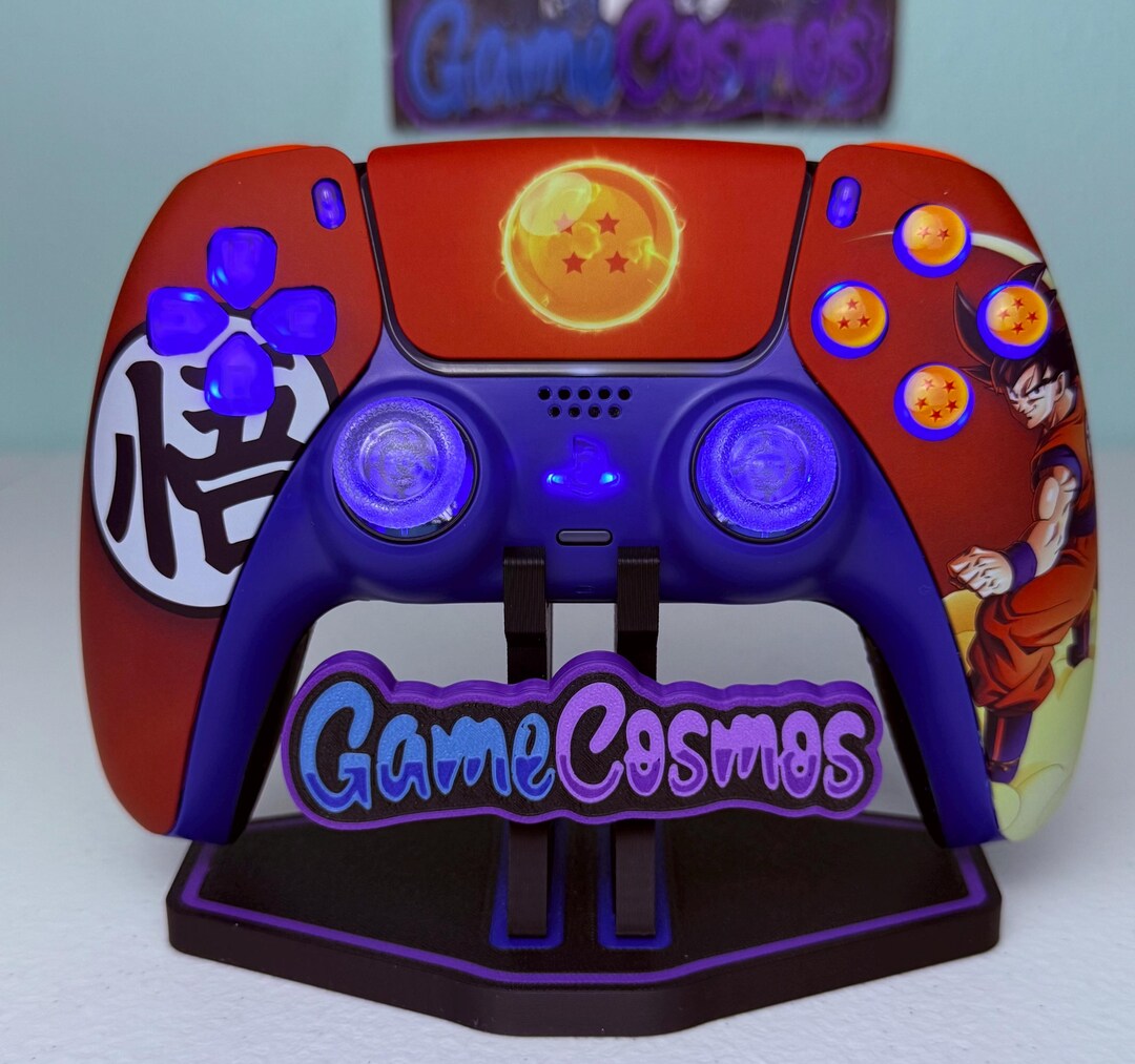 Anime Manga - RGB LED - Orange Balls - Custom Wireless Controller for ...