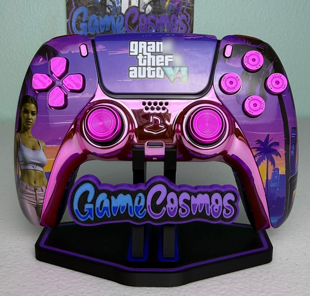 Miami Summer Nights - Real Metal - Custom Wireless Controller for PS5 ...