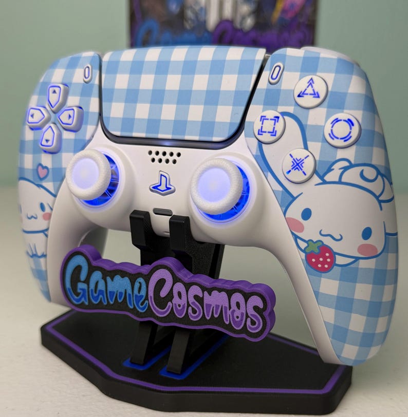Cute Cartoon Puppy - RGB LED - Custom Wireless Controller for PS5 or PC ...