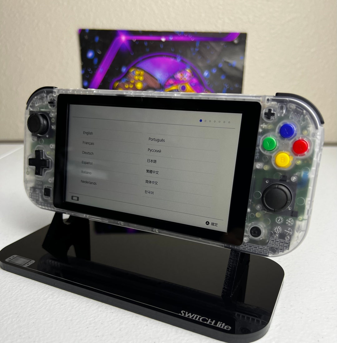 Transparent Clear Colored ABXY Custom Switch Lite - Etsy