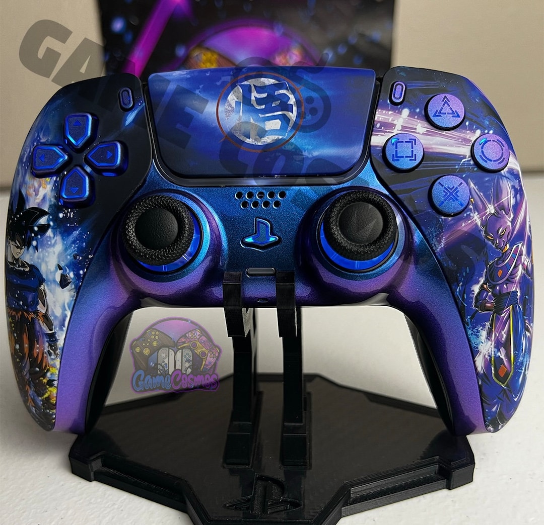 Anime Manga - Deity War - RGB LED - Custom Wireless Controller for PS5 ...