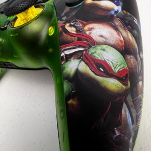 Turtles Hero Team - RGB LED - Custom Wireless Controller for PS5 or PC ...