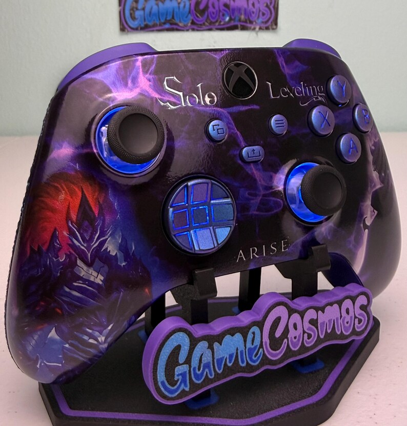 Anime Manga Leveling - RGB LED - Custom Wireless Controller for Xbox or ...