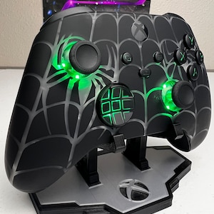 Spiderweb Theme RGB LED Custom Wireless Controller for Xbox or PC - Etsy