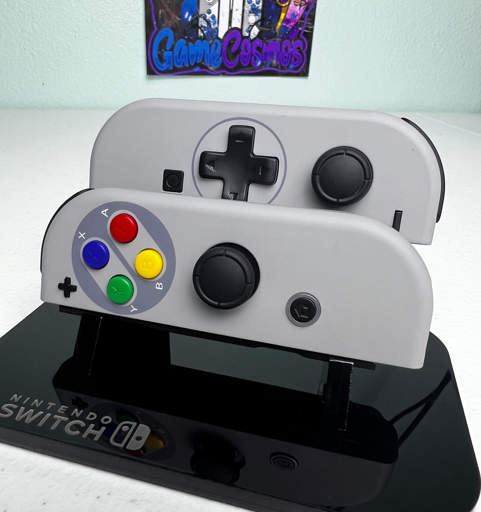 Retro SNES Inspired - EU Famicom - Custom Joycons for the Nintend ...