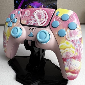 Jellyfish Paradise - Baby Blue Pink - Custom Wireless Controller for ...