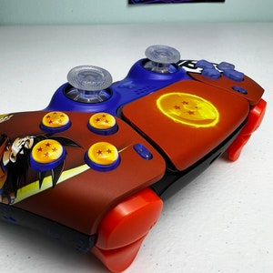 Anime Manga - RGB LED - Orange Balls - Custom Wireless Controller for ...