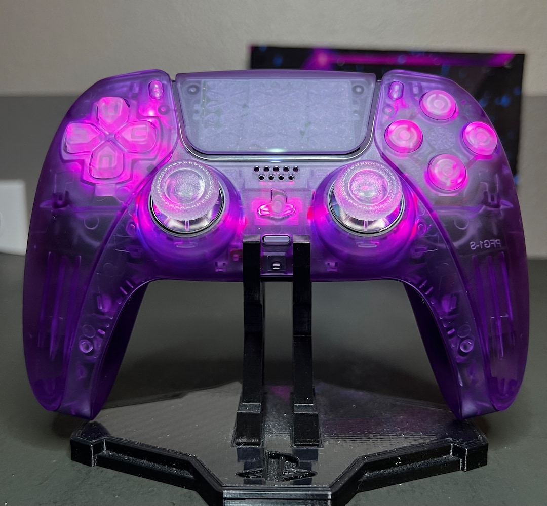 Atomic Purple - RGB LED - Custom Wireless Controller for PS5 or PC - Etsy